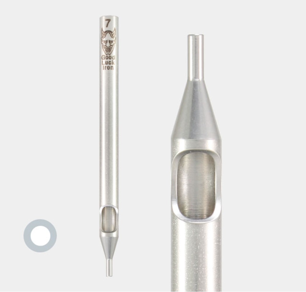 M-Series long taper round straight cut liner tube - needle groups 1to 15