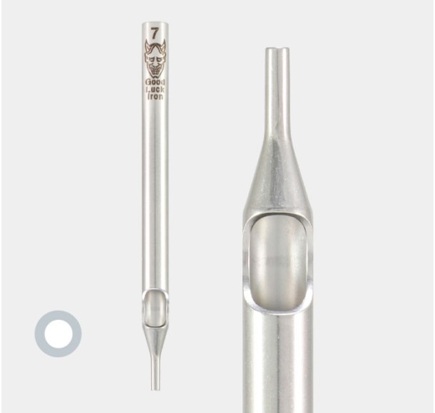 M-Series long taper round straight cut liner tube - needle groups 1to 15